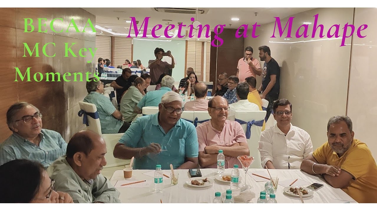 BECAA MC Meeting at Mahape: Key Moments & Juicy Gossip Unveiled! - YouTube
