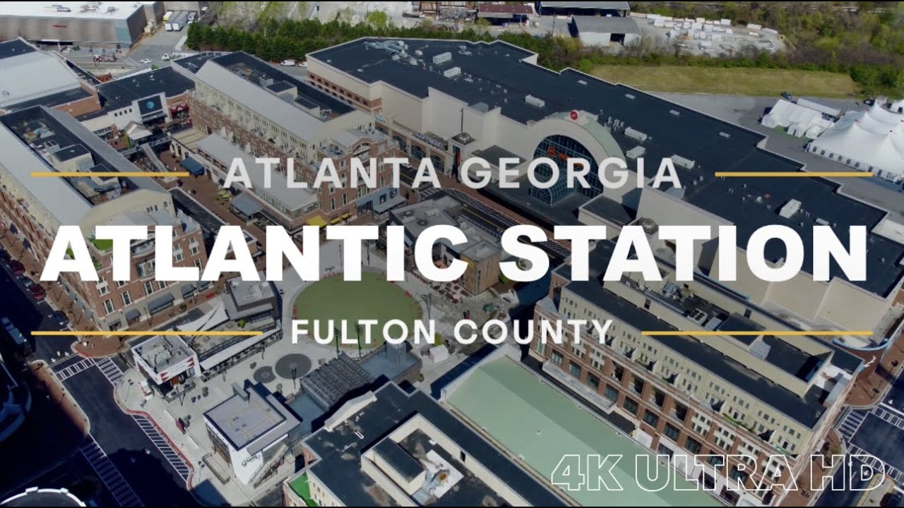 ATLANTIC STATION | Atlanta Ga 🇺🇸 | 4K Relaxing Aerial Drone Footage ...