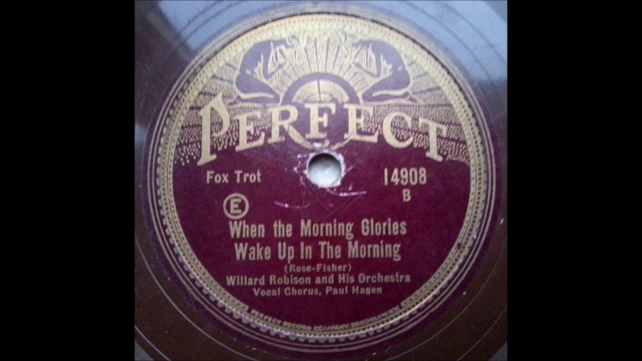 Willard Robison and his orchestra - When the morning glories wake up in ...