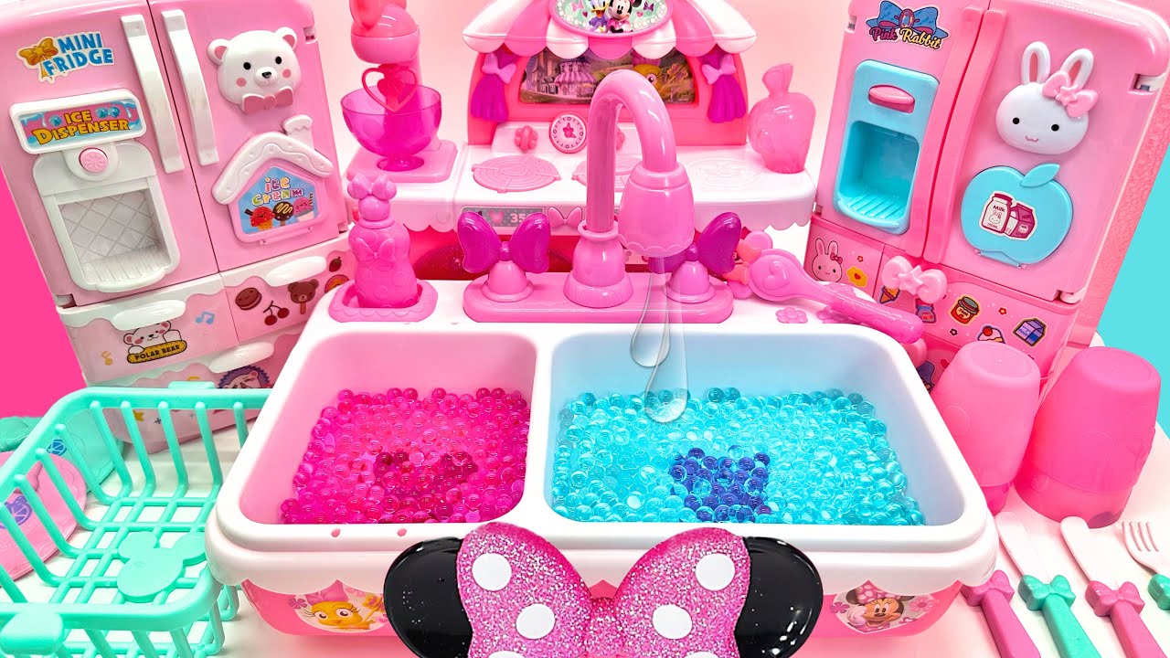 Satisfying with Unboxing Disney Minnie Mouse Kitchen Collection Playset ...