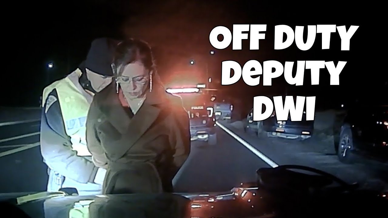 Off Duty Sheriff's Deputy Busted at NYE DWI Checkpoint - YouTube