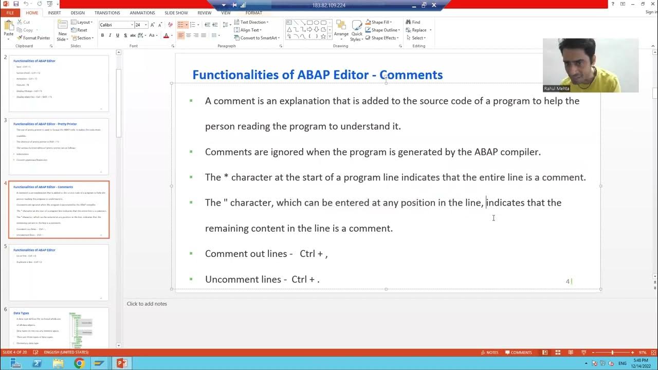 3 - ABAP Programming - ABAP Editor Part3 - YouTube
