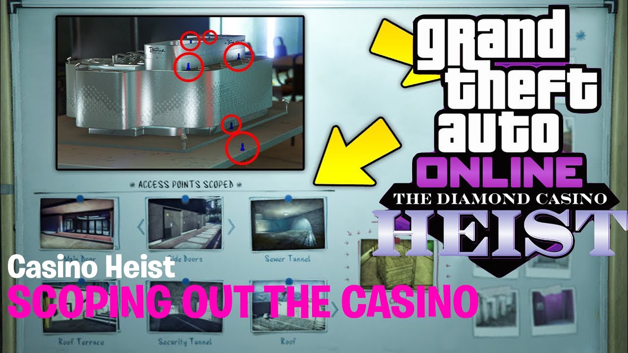 Grand Theft Auto 5 | Diamond Casino Heist | scoping out the casino ...