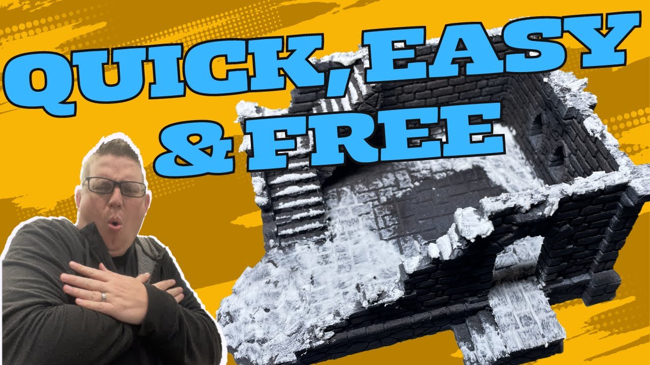 Make Your Own Snow! (For Basing Miniatures And Things) - YouTube