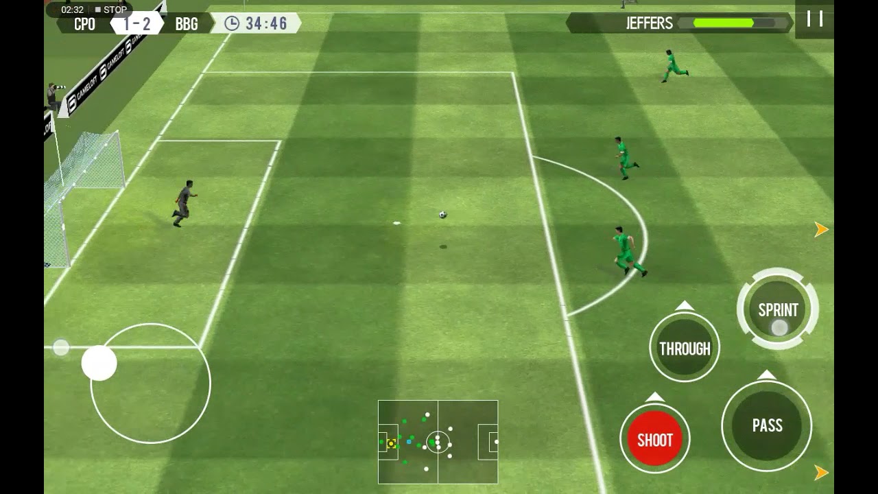 Gameplay of GAMELOFT REAL FOOTBALL || Ft:BBG Check out the discription ...