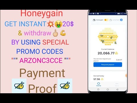 🤑Get free 💣💥😎20$ in honeygain by using my promo code🤑 + 50% bonus # ...