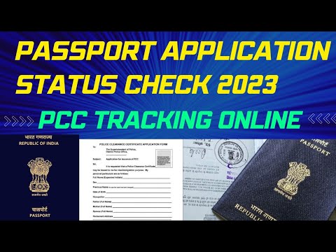 How to track Passport/PCC application status online | Track Passport Status | Track PCC status ...