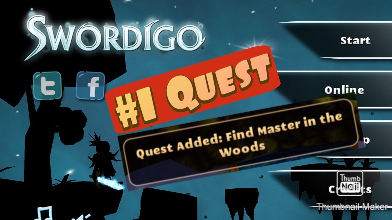 Swordigo walkthrough #1 quest- Find Master in Woods! With all chest ...