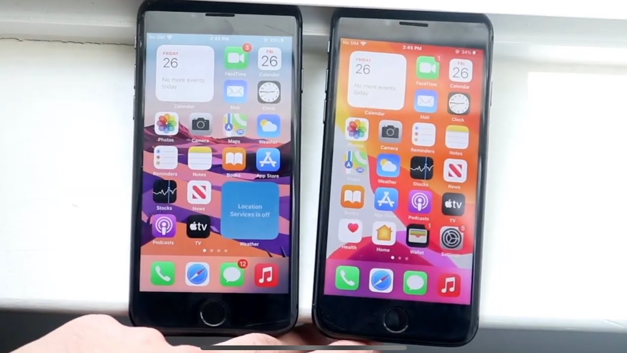 iPhone 8: iOS 14.4.2 Vs iOS 14.4.1 Speed Comparison - YouTube
