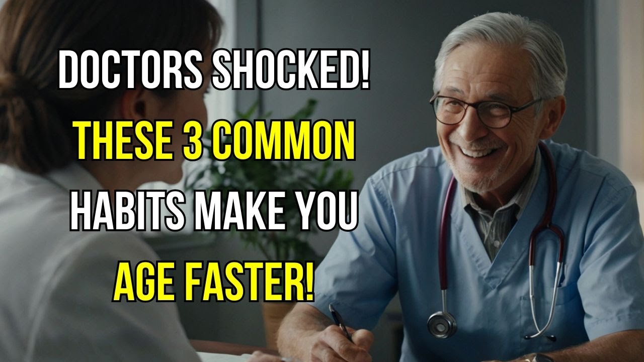 Doctors Shocked! These 3 Common Habits Make You Age Faster! - YouTube