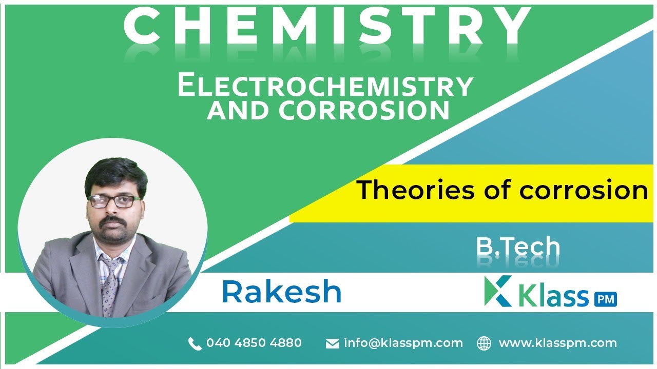 Theories of corrosion | Unit-3 | Engineering Chemistry | BTech ...