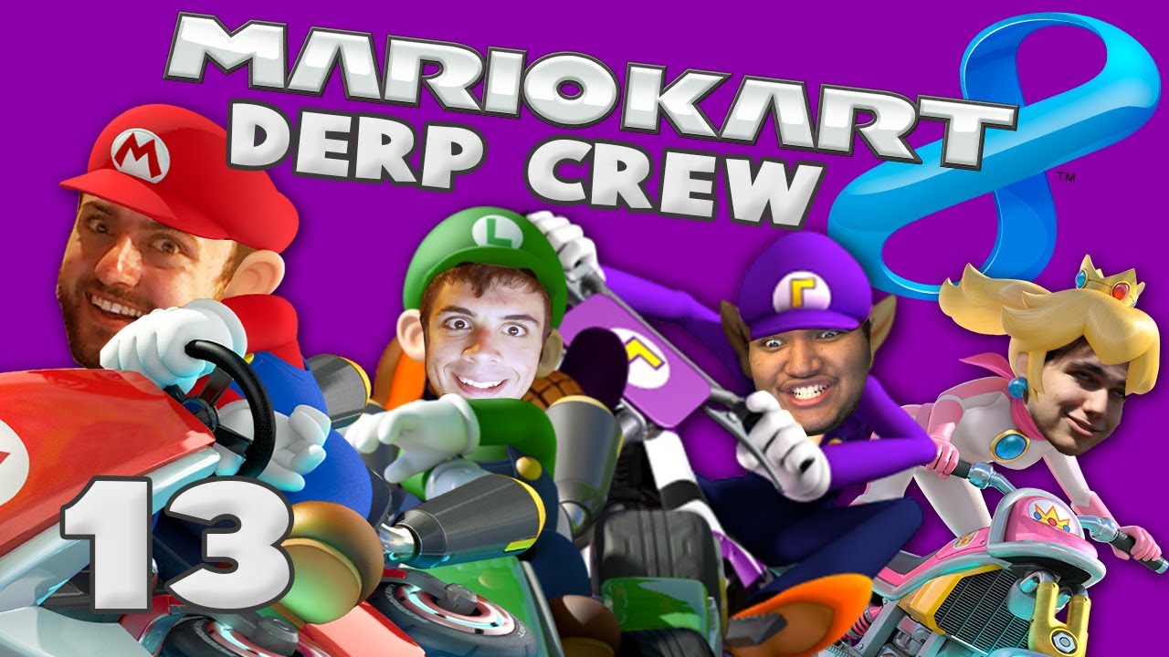 THROW THE GAME (Mario Kart 8 w/ Derp Crew) - YouTube