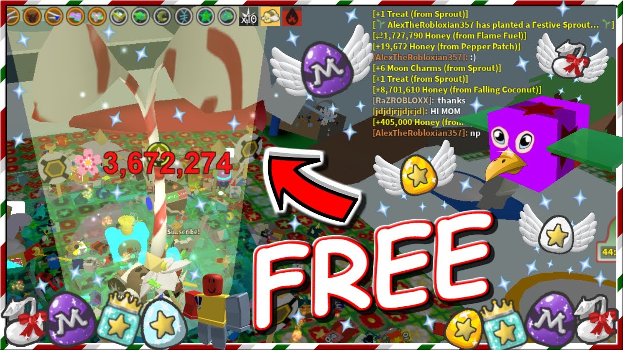 🌱 *FREE* FESTIVE SPROUTS 🌱 [BEE SWARM SIMULATOR] 🌱 - YouTube