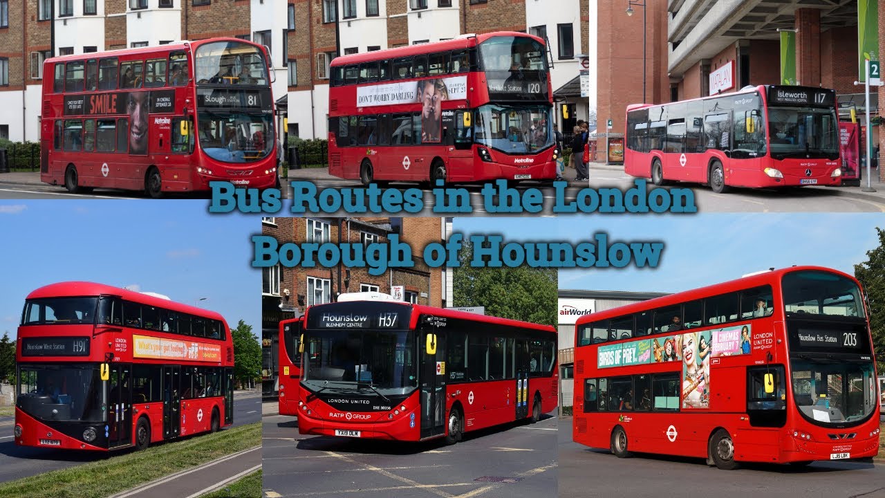 (REDONE) Bus Routes in the London Borough of Hounslow - YouTube