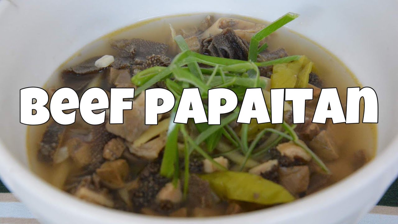 PULUTAN || BEEF PAPAITAN || MAINIT NA SABAW || PAGKAING PINOY - YouTube