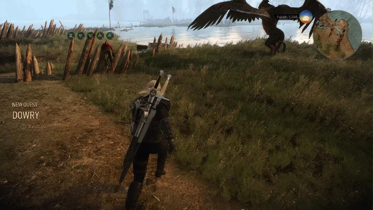 The Witcher 3: Wild Hunt Accidentally Drowned A Basilisk - YouTube