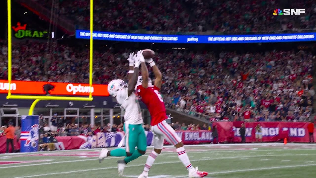 ROOKIE CHRISTIAN GONZALEZ WITH A CRAZY INTERCEPTION - YouTube