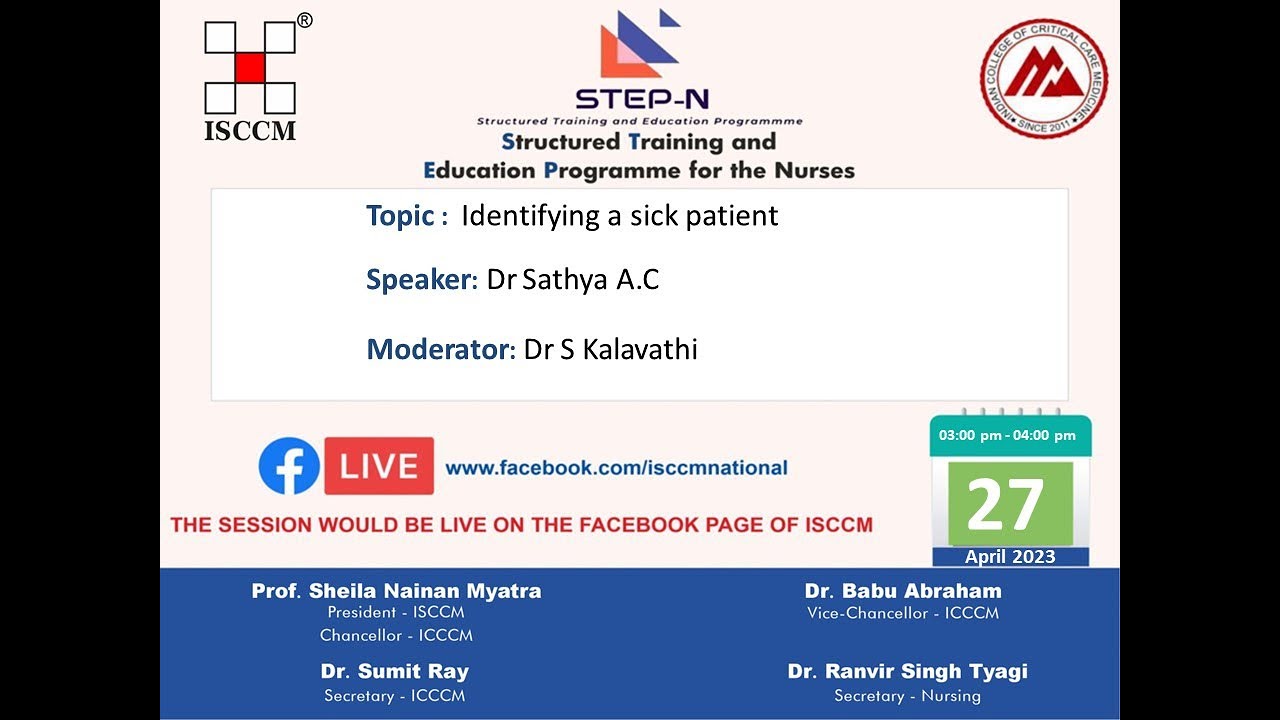 Step N Session: Identifying a sick patients - YouTube