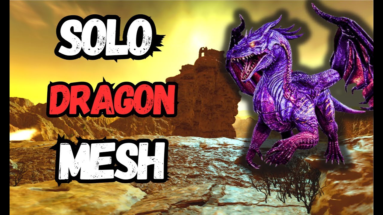 HOW TO MESH ANY CAVE USING THE BOSS FIGHT | MESH METHOD | Ark Ascended ...