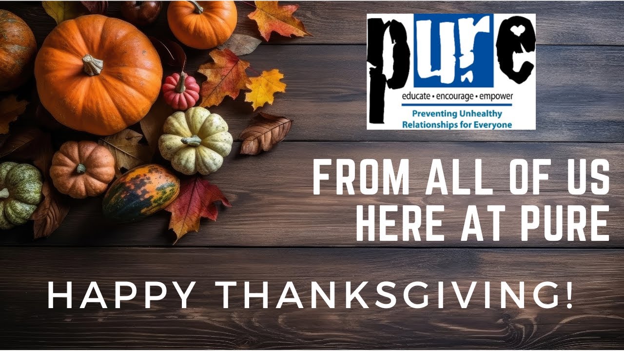 Happy Thanksgiving from PURE Education Initiative - YouTube
