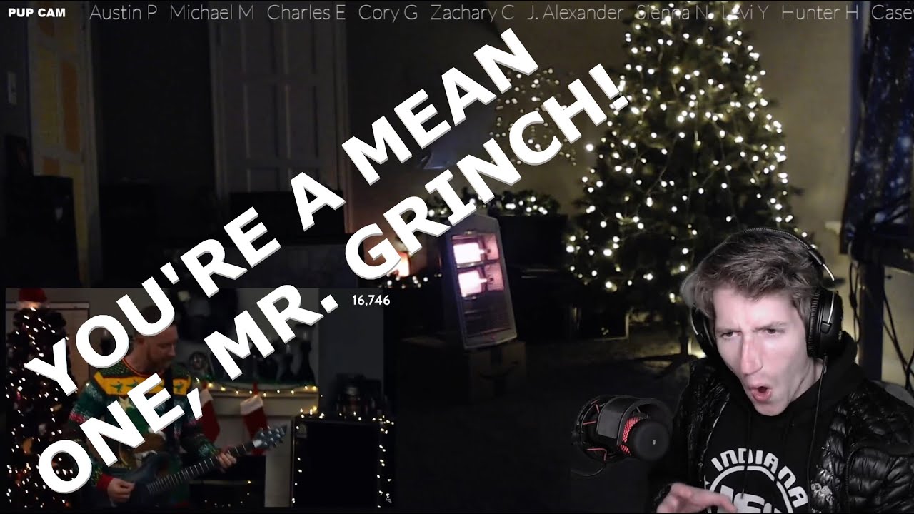 Chris REACTS to The Animal In Me - You're A Mean One, Mr. Grinch - YouTube