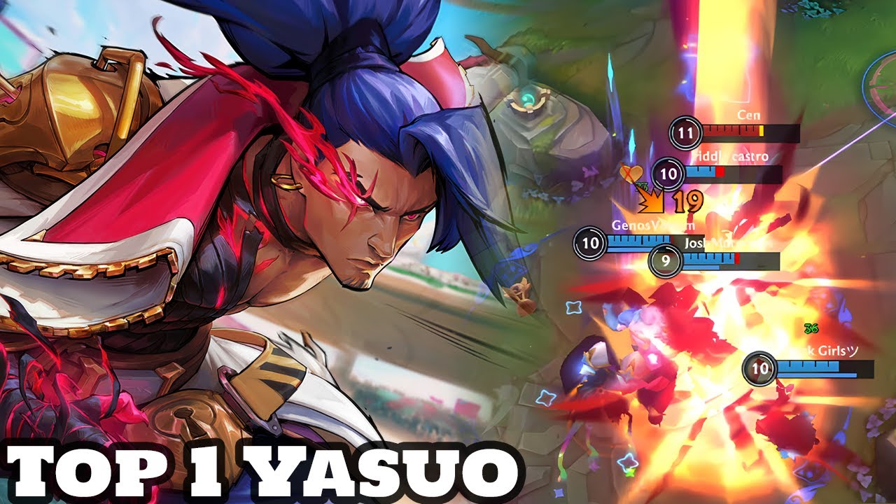 Wild Rift Yasuo - Top 1 Yasuo Gameplay Rank Master Season 13 - YouTube