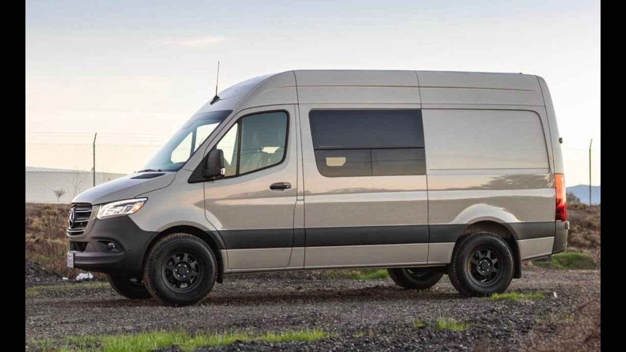 2020 Adventure Wagon Sprinter Camper, Moto, Cycle Van - YouTube