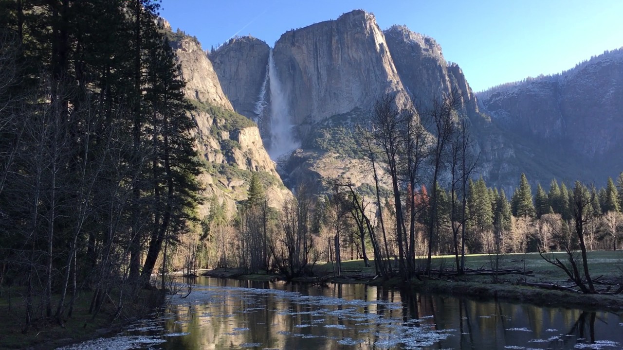 Yosemite National Park - Falls from Cook's Meadow - Spring 2017 - YouTube
