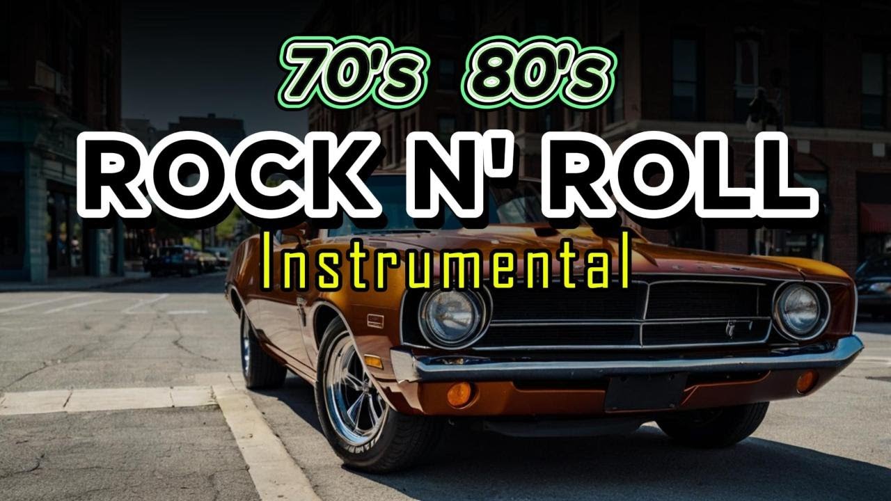 70 80 Rock n Roll Instrumental Music (C) - YouTube