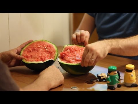 BIÇAK KULLANMADAN KARPUZ NASIL KESİLİR?
