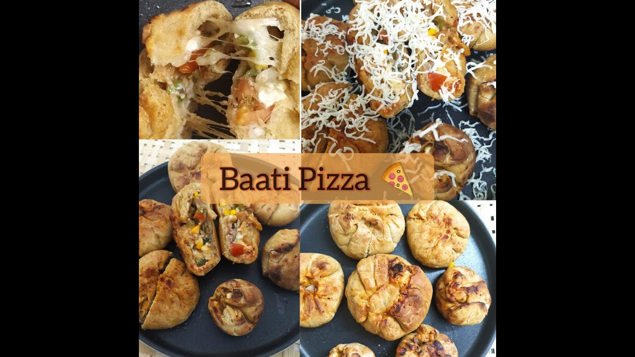 BAATI PIZZA || STUFFED BAATI PIZZA || PIZZA POPPERS || POCKET PIZZA ...