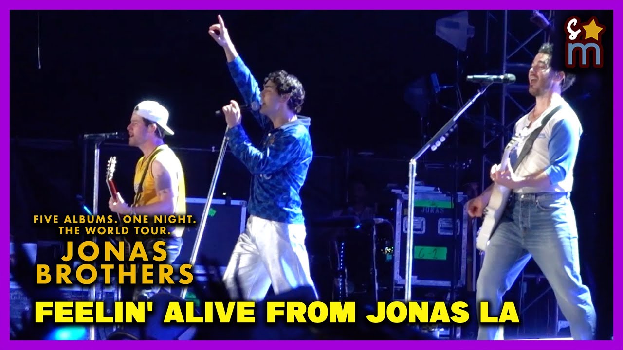 Jonas Brothers Perform "Feelin' Alive" from JONAS LA at Dodger Stadium ...