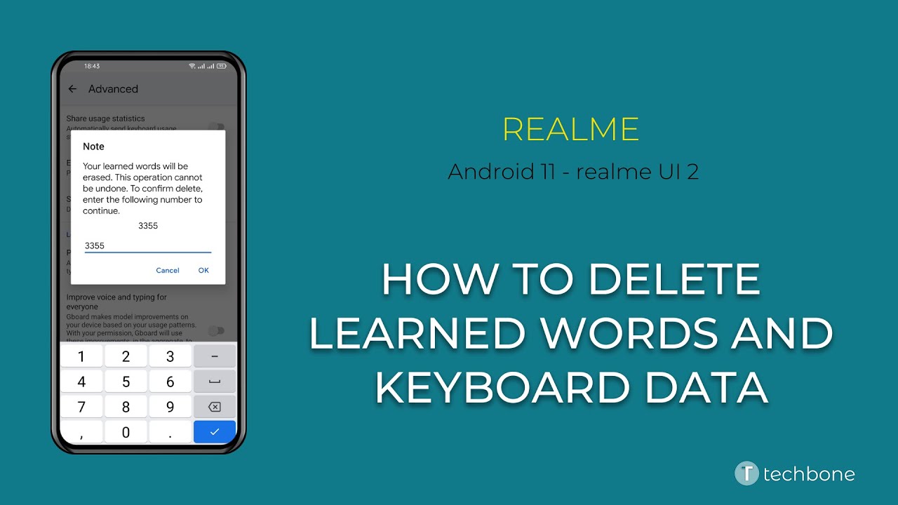 How To Delete Learned Words And Keyboard Data Realme Android 11 how-to-delete-learned-words-and-keyboard-data-realme-android-11