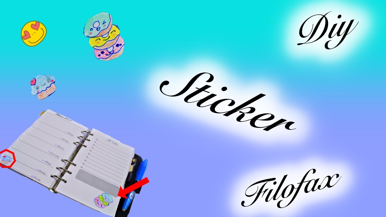 [HOW TO] STICKER SELBER MACHEN ⎟KAWAII STICKER⎟SIMPLE DIY ⎟TUTORIAL⎟DIY ...