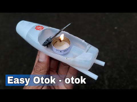 DIY dari botol bekas menjadi mainan bertenaga api | easy toys