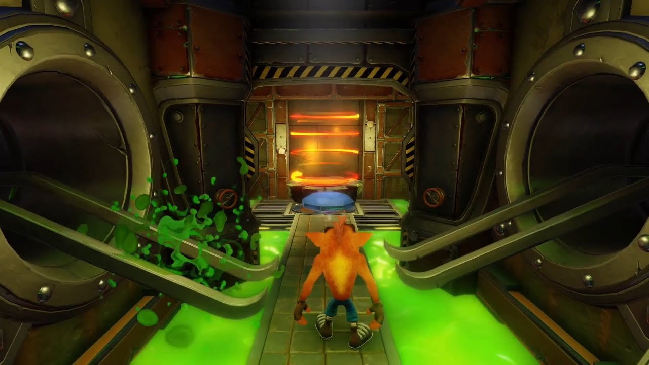 Crash Bandicoot N.Sane Trilogy: Toxic waste, gemma blu - YouTube