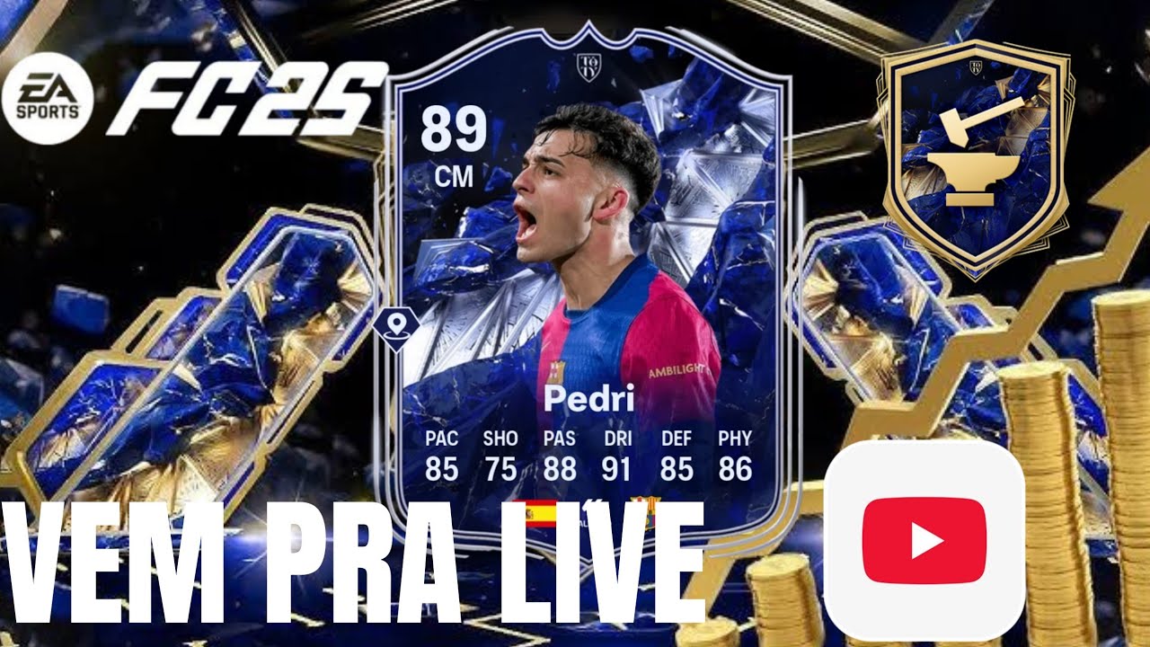 FC25_ULTIMATE TEAM PEDRI MENÇÃO HONROSA EM DME + MELHORIA DE CRIAÇÃO ...