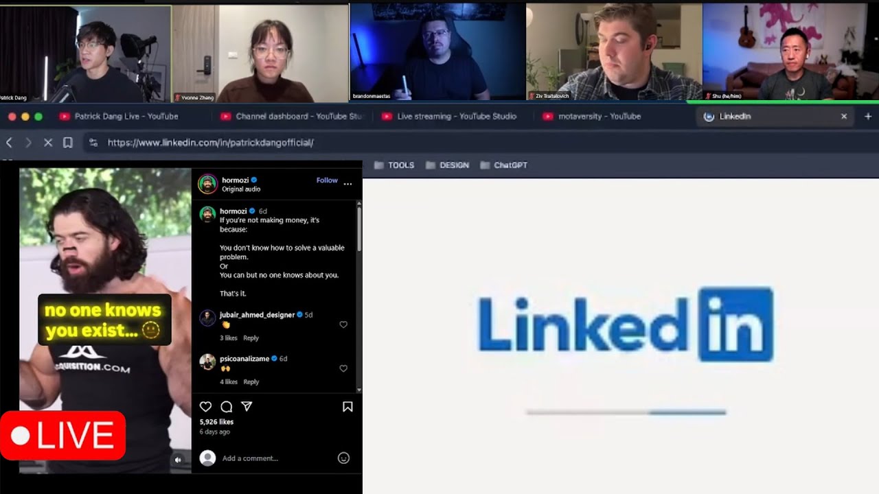 Sharing Easy Hack To Get Clients Using LinkedIn & Alex Hormozi (first 5 ...