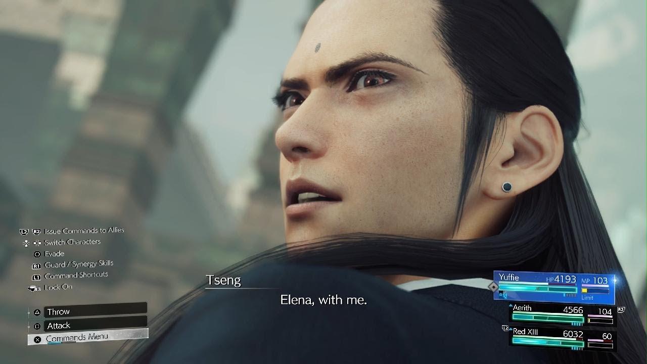 FINAL FANTASY VII REBIRTH Tseng & Elena Boss Fight Hard Mode - YouTube