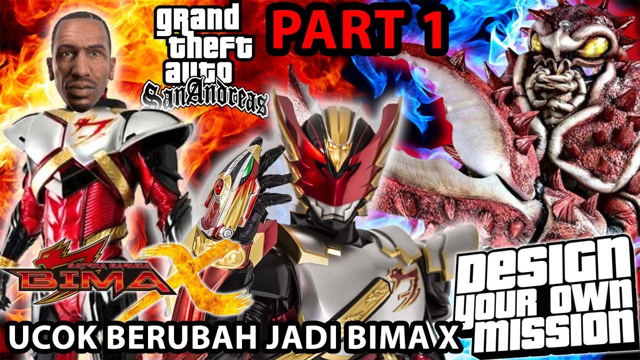 UCOK BERUBAH MENJADI BIMA X !!! (PART 1) - GTA BIMA X INDONESIA - YouTube