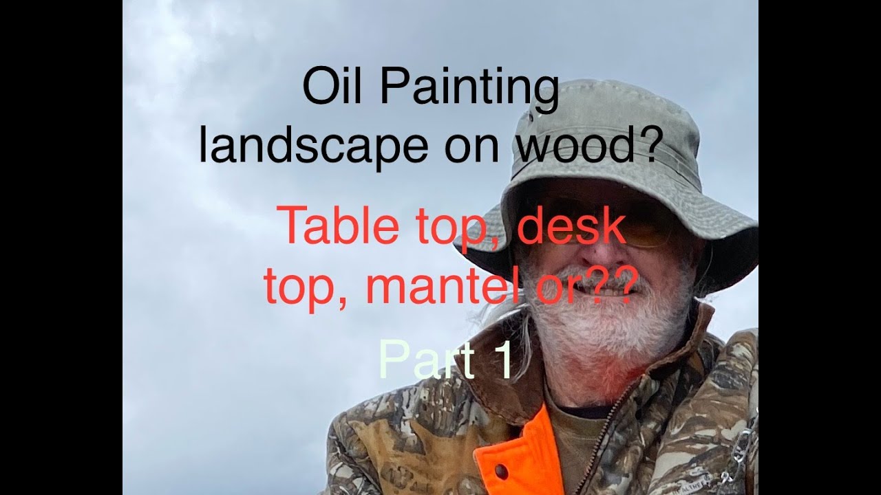Oil Painting on Wood, Creating a Table or Desk Top : Part 1 - YouTube