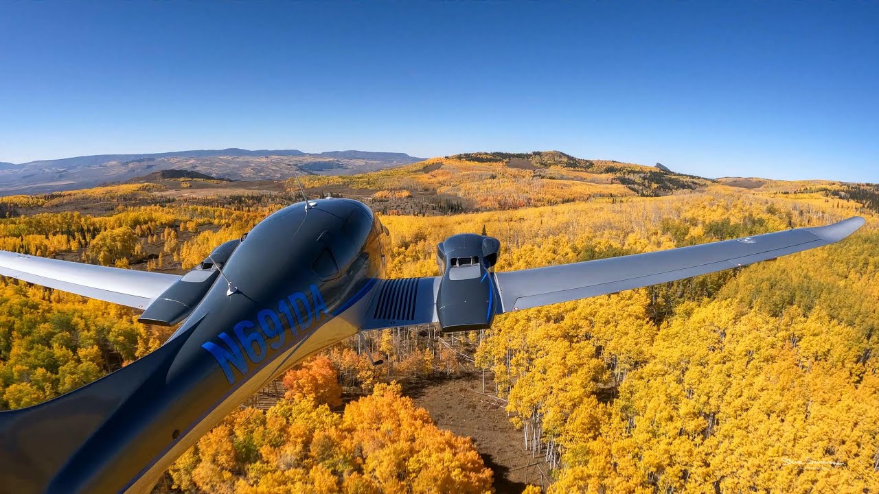 Fall Foliage Flight: Aspens In Full Autumn Glory #SlowVideo - YouTube