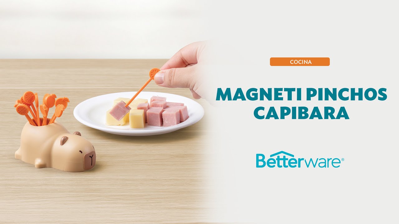 Magneti Pinchos Capibara Betterware | Catálogo Diciembre 2025 - YouTube