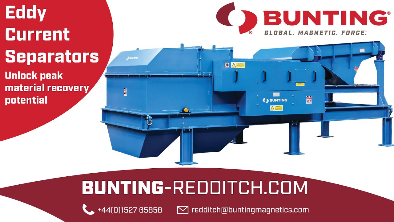 Bunting - Eddy Current Separators - YouTube