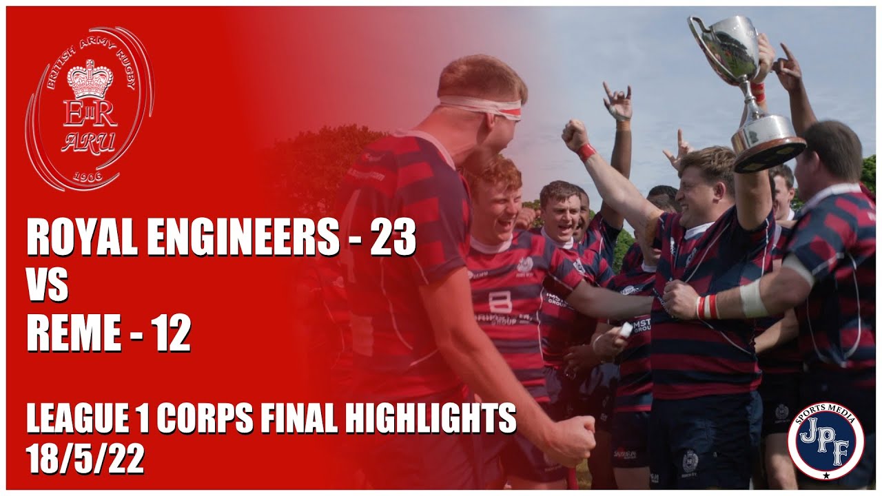 Royal Engineers vs REME Army Rugby League 1 Corps Final HIGHLIGHTS 18-5 ...