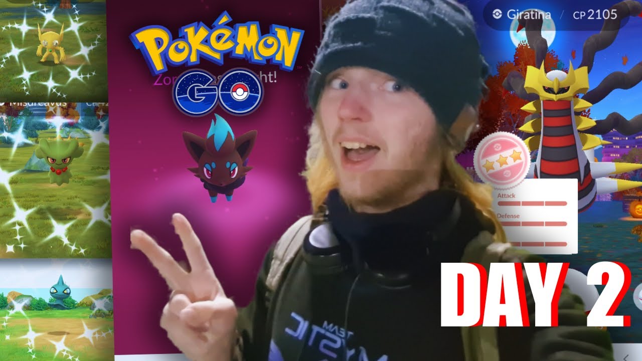 Final *SHINY ZORUA* Caught! Hundo Giratina Catch on Day 2 of the ...