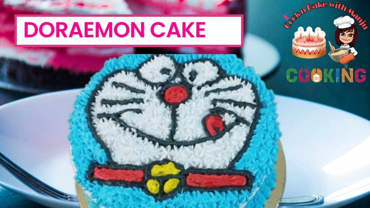 How to make Doraemon cake design at home/ Doraemon cake 😍without agg ...