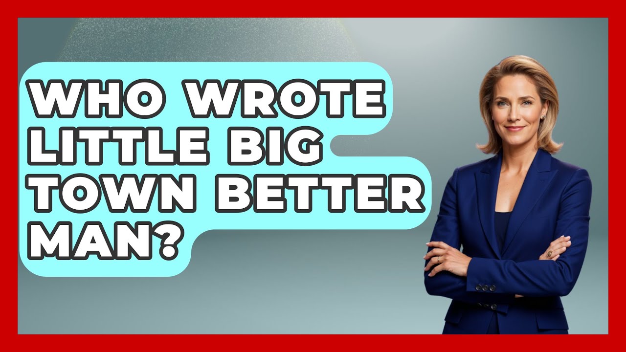 Who Wrote Little Big Town Better Man? - Country Music Chronicles - YouTube