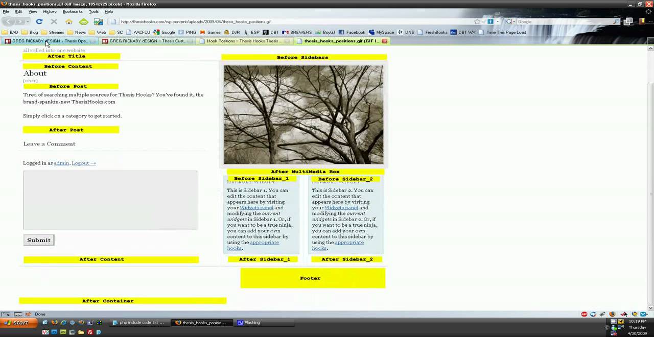 How To: Use Thesis OpenHook Plugin - YouTube