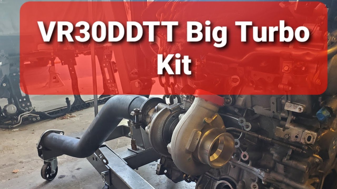 VR30DDTT Big Turbo Kit - YouTube